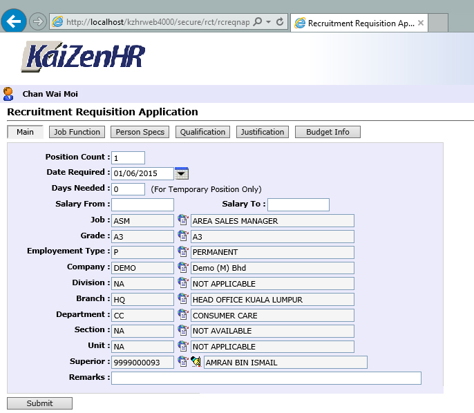 Recruitment Management HR Management System Solution Malaysia